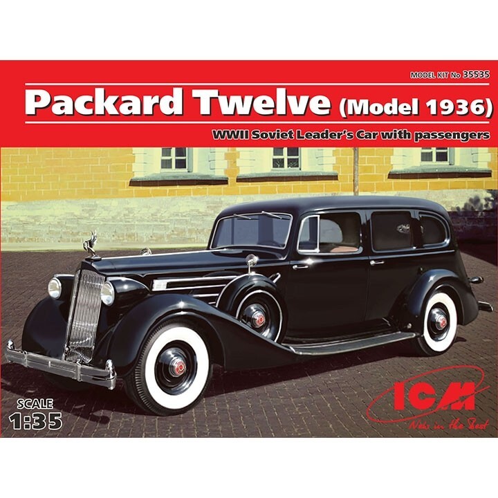 ICM #35535 1/35 Packard Twelve (Model 1936) with Passengers | eBay