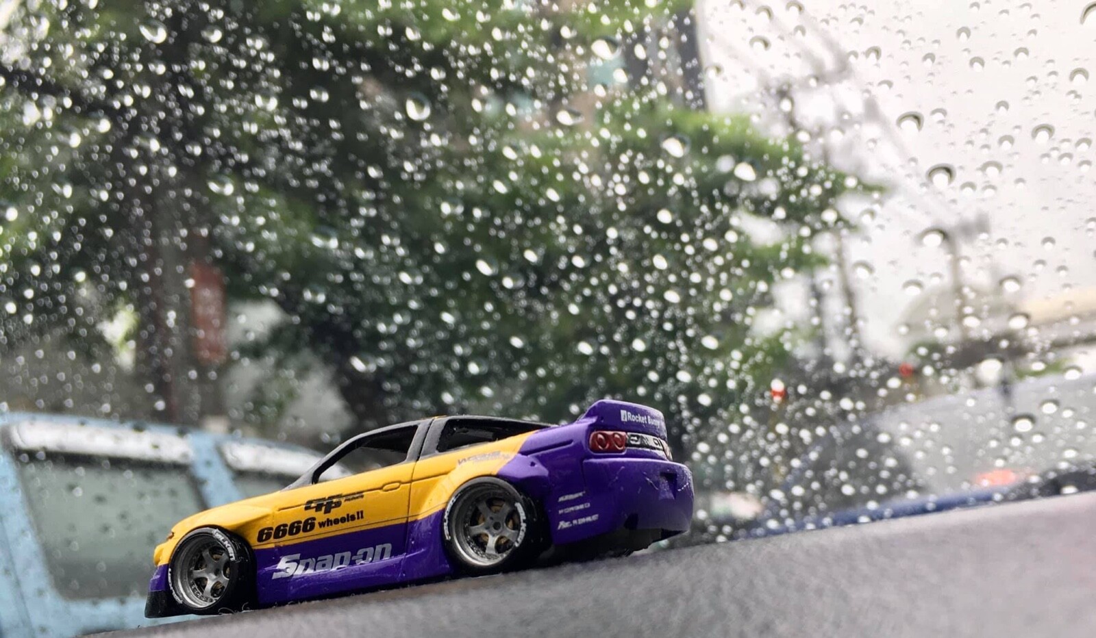 Rocket Bunny Pandem Waterslide Decal White Toner 1:64 Hot Hw # 009#2 ...