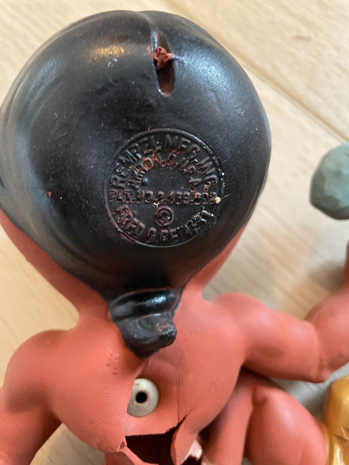 Vintage Stanford Chief Wahoo Mascot Rempel Rubber Squeeze Toy Cleveland ...