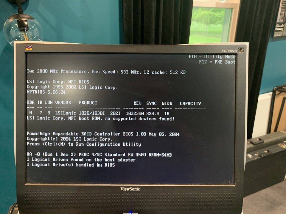 DELL POWEREDGE 1600SC SERVER. POWERS ON, NOT FULLY TESTED, (but likely ...