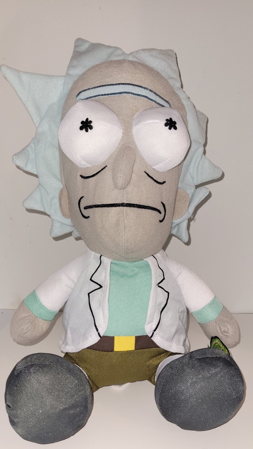 Adult Swim Rick and Morty Rick 15" Large Stuffed Plush Doll Toy Factory ...