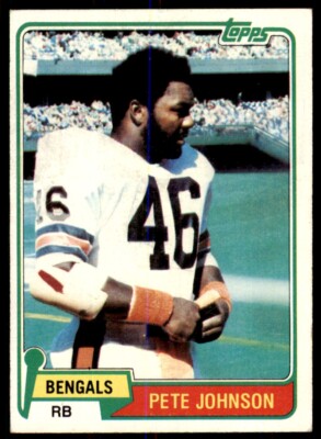1981 TOPPS: PETE JOHNSON CINCINNATI BENGALS #427 | eBay