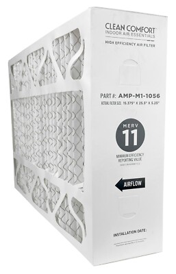 Clean Comfort AMP-M1-1056 - 16" x 25" x 5" Media Air Filter, MERV 11 | eBay