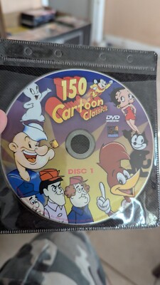 150 Cartoon Classics: Disc 1 DVD (Replacement Disc+Sleeve ONLY) | eBay