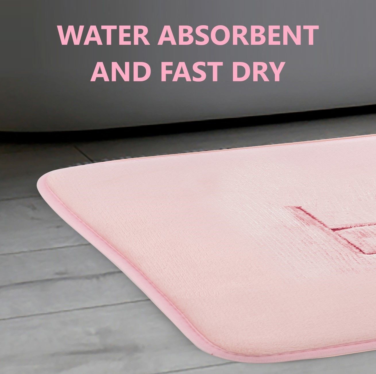 Extra Thick Memory Foam & Super Comfort Bath Rug Mat for Bathroom (60 x ...