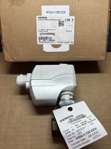 Siemens 261-02034 ELECTRONIC VALVE ACTUATOR ASSEMBLY PowerMite 599 1/2 ...