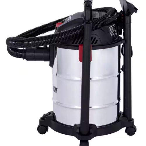 6 Gallon 4.0 Peak HP Stainless Steel Wet Dry Vac Shop Vacuum with Locking Hose | eBay