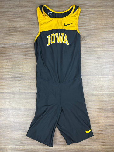Nike Iowa Hawkeyes Team Issued Track & Field Tank Speedsuit Singlet Men ...