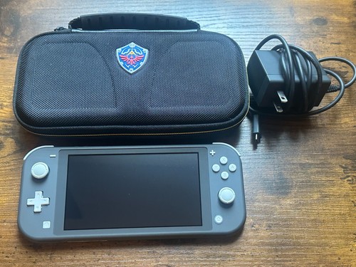NINTENDO SWITCH LITE 32 GB HANDHELD SYSTEM (GRAY) + ZELDA CASE!! | eBay
