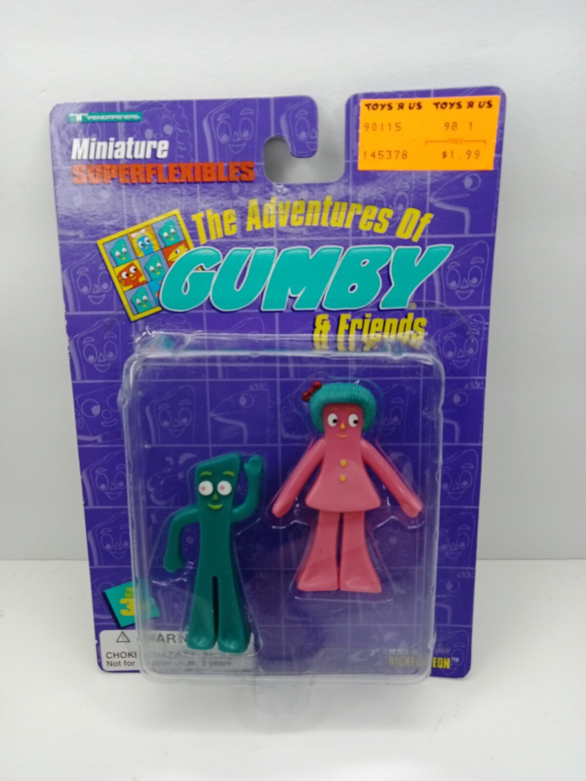 1996 The Adventures of Gumby and Friends GUMBY & MINGA SUPERFLEXIBLES ...