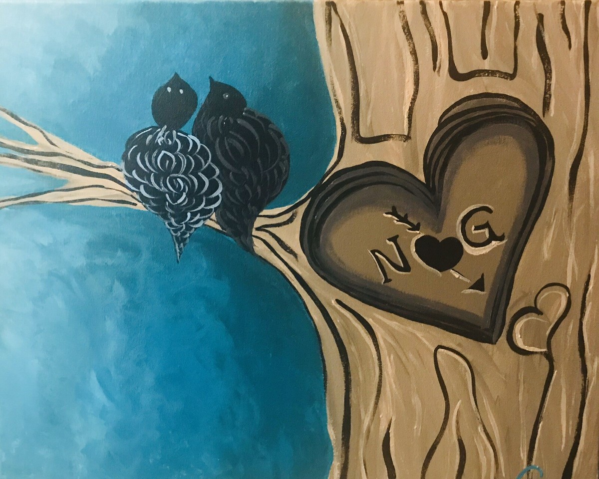 Cute Relationship Paintings The Sweet Romance Of Cherry Blossom Trees