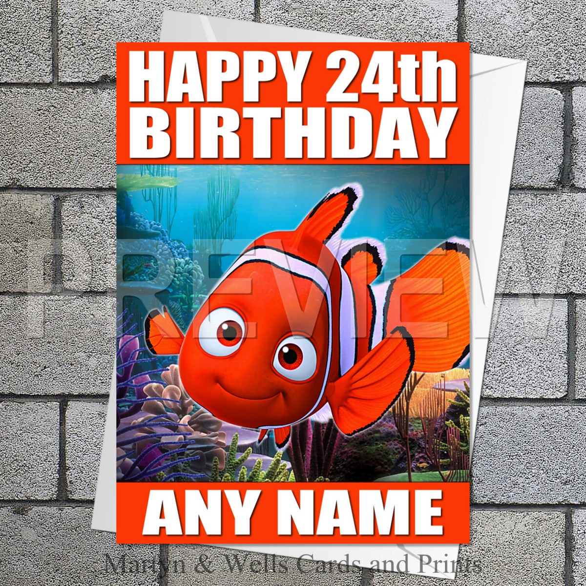 Finding Nemo Birthday Card