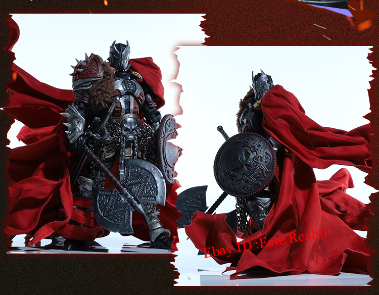1/12 Custom Cape Cloak Set For 6'' Medieval Spawn Action Figure（No ...