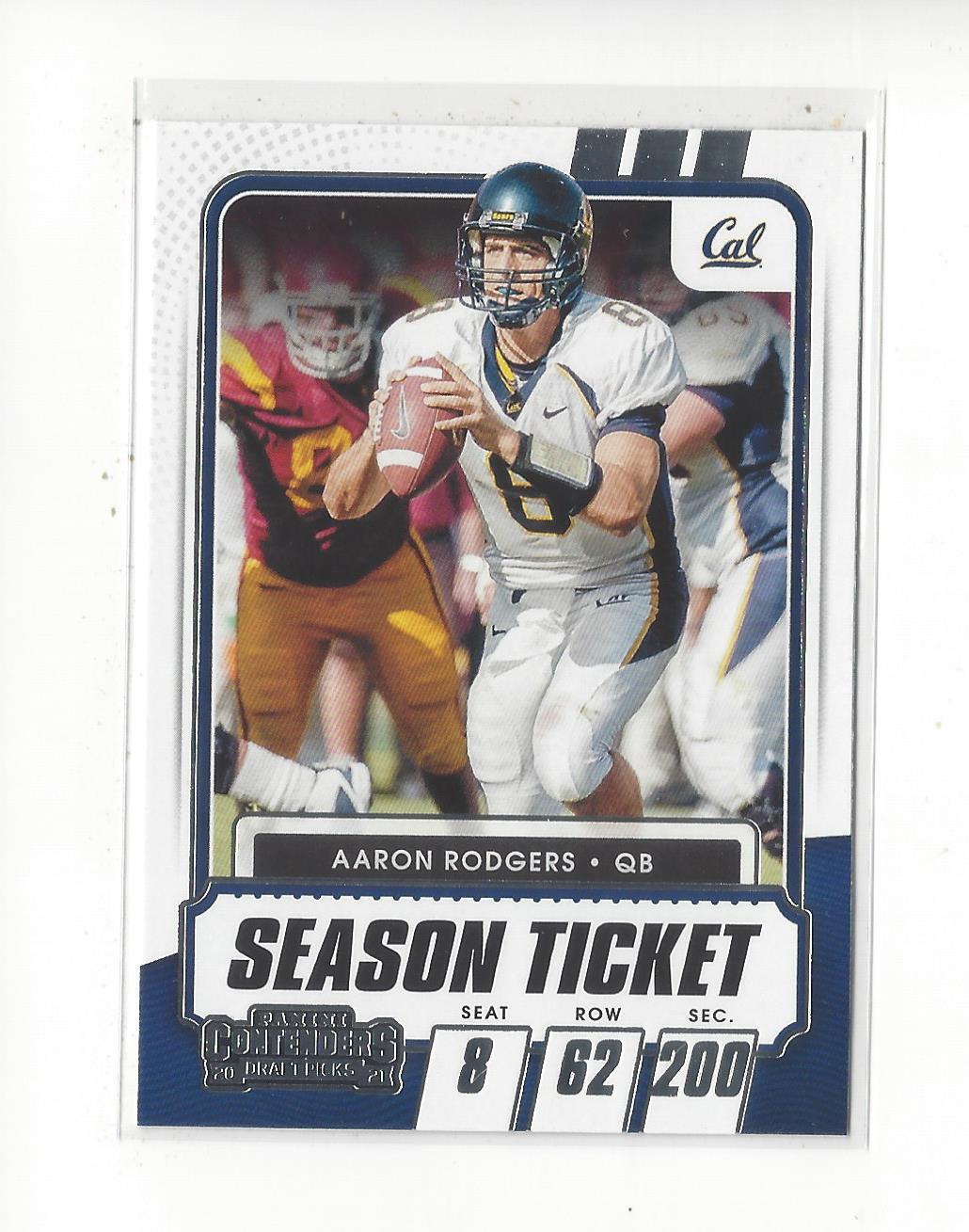 2021 Panini Contenders Draft Picks #6 Aaron Rodgers Cal Packers | eBay