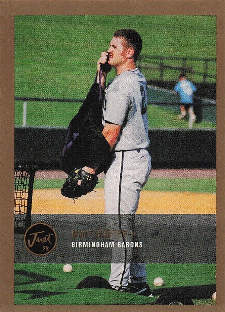 2000 Just Minors - Justifiable Matt Ginter #235 Gold (RC) for sale ...