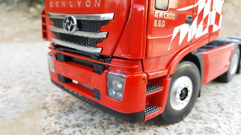 SAIC MOTOR Hongyan GENLVON C500 TRUCK Jieshi 2020 tractor 1/24 Pre ...