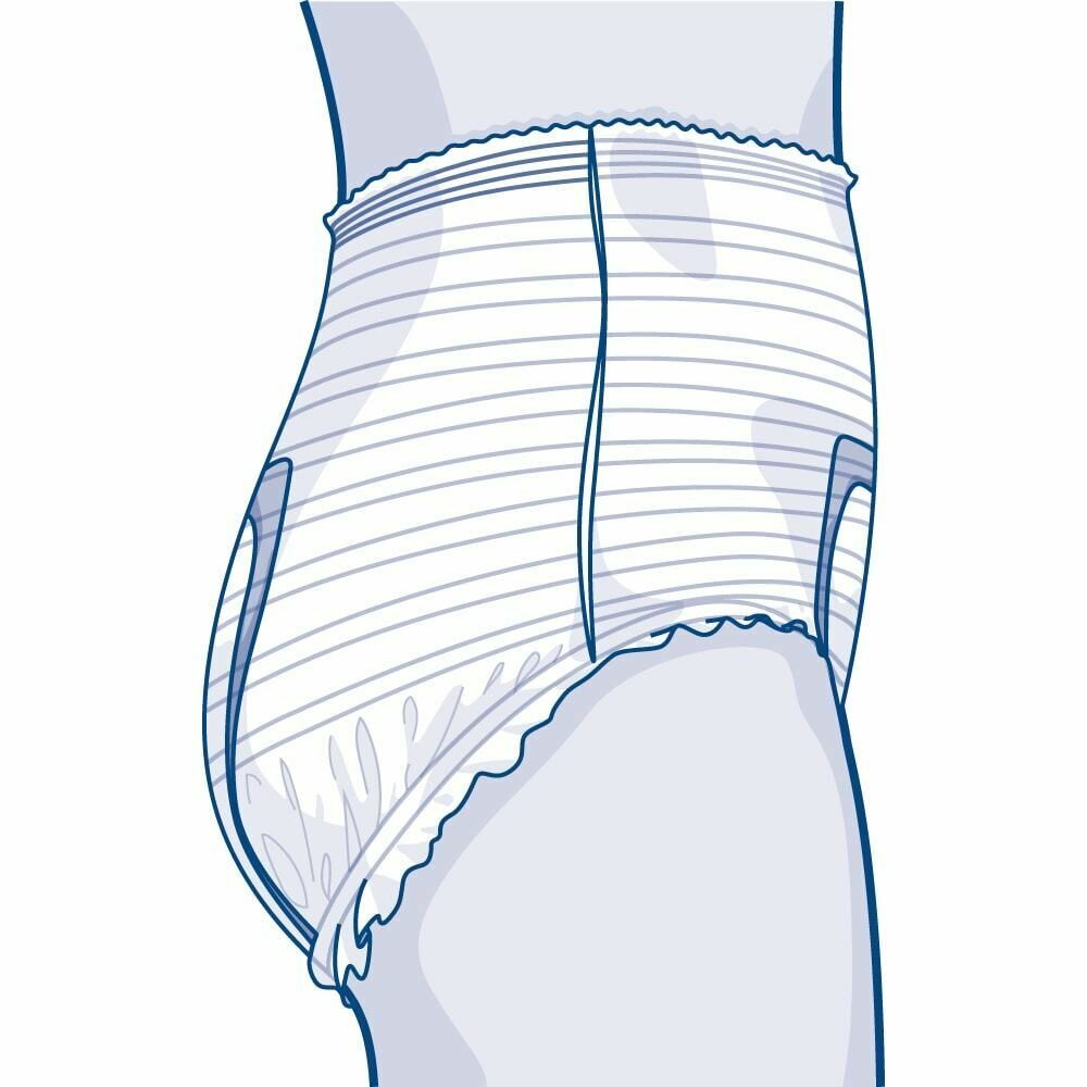 1 Pack of 14 Attends Pull Ons Pants 10L Large - Incontinence Aid Adult ...