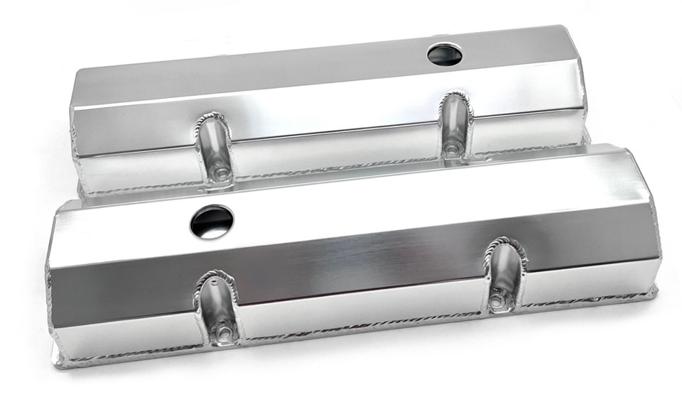 SB Chevy Valve Covers Fabricated Aluminum Tall Small Block SBC 327 350 ...