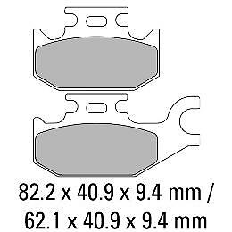 FERODO REAR HH RATED BRAKE PADS FDB2148 to suit CAN AM ATV OUTLANDER | eBay