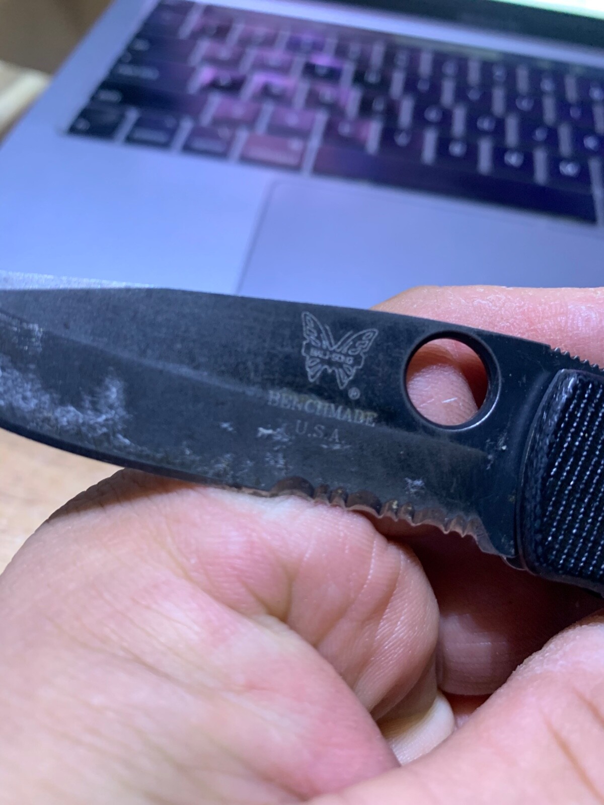 Vintage Benchmade AFCK M2HS steel knife (lot#20489) | eBay