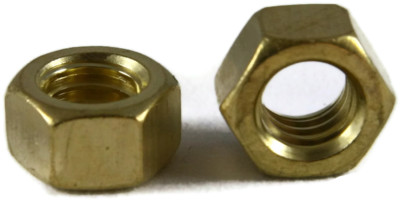 Brass Hex Nut UNF 1/4-28, Qty 25 | eBay