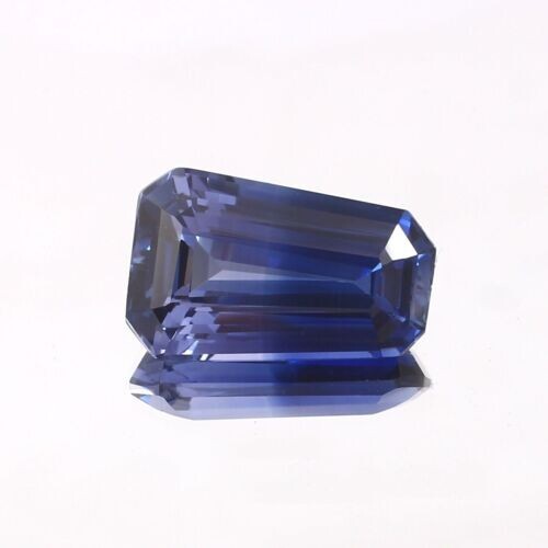 Natural Bi-Color Ceylon Blue Sapphire Loose Fancy Radiant Cut Gemstone ...