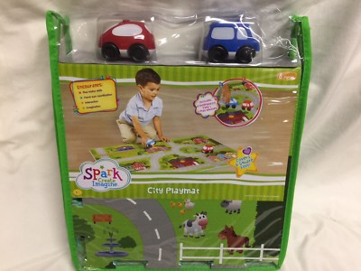 Spark Create Imagine City Playmat Covers 6 Square Feet Each Tile is ...