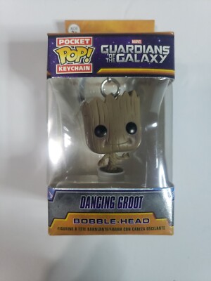 Funko Pocket Pop Groot Guardians Of The Galaxy Dancing Key Chain USA ...