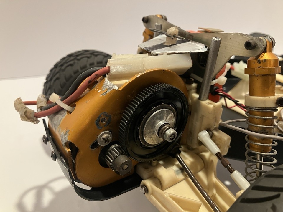 Team Associated RC10 Vintage Buggy B Stamp Rolling Chassis With Novak ...