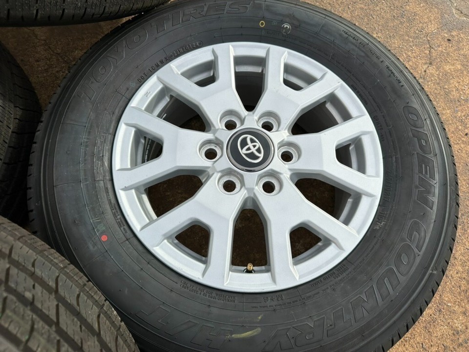 17" Toyota Tacoma OEM wheels rims tires 2024 2025 NEW Tires 245/70/17 ...