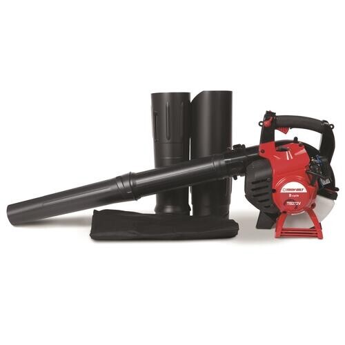 450 CFM 27cc 2 Cycle Gas Leaf Blower Vacuum Mulcher Lawn Yard Debris ...