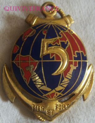 IN03475 - Insignia 5Th Regiment Inter Arms From Overseas, Type 2 ...