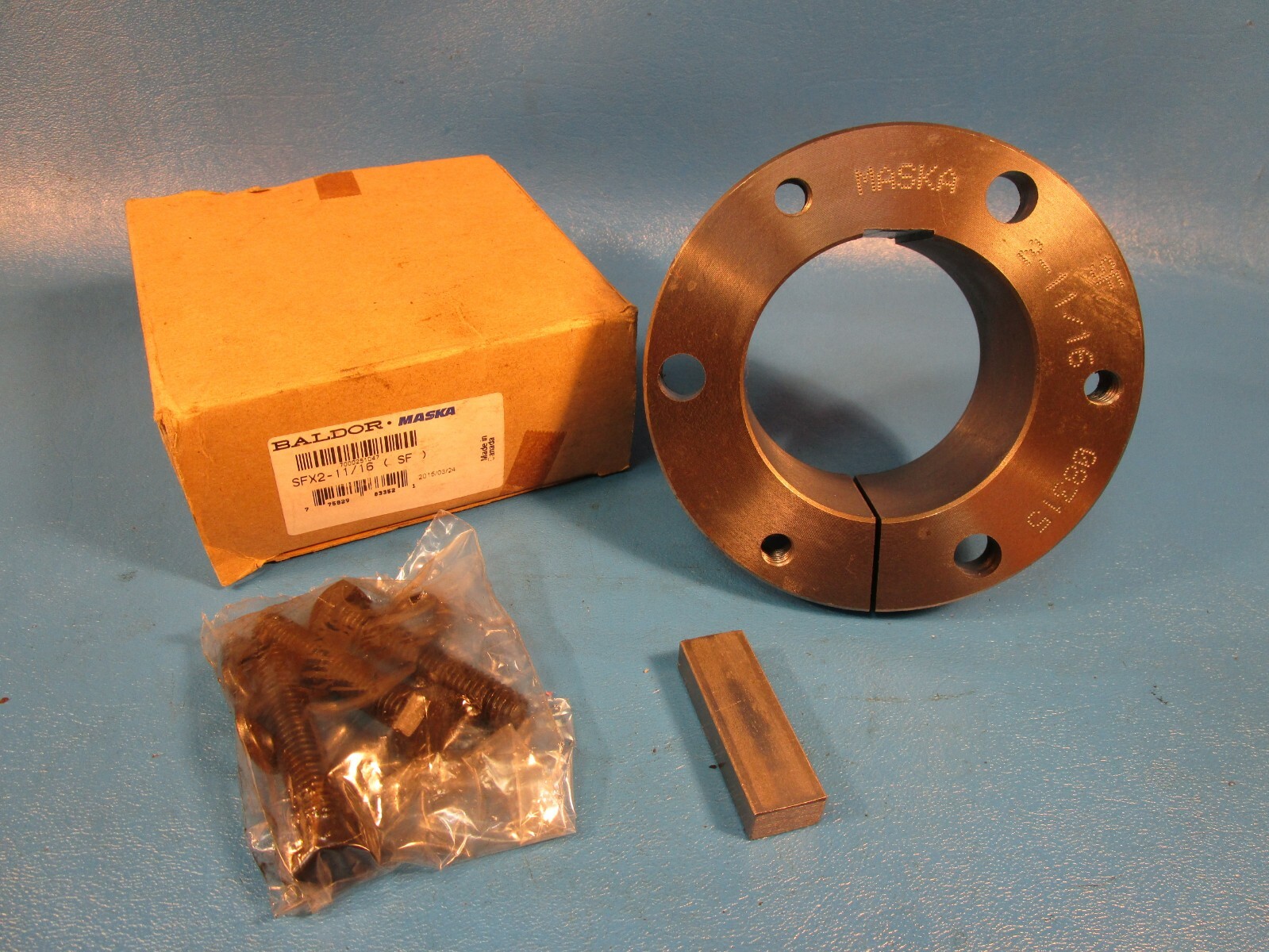 Baldor Maska SF x 2 11/16, QD Bushing, 2-11/16 Bore SFX2 11/16 (Dodge ...