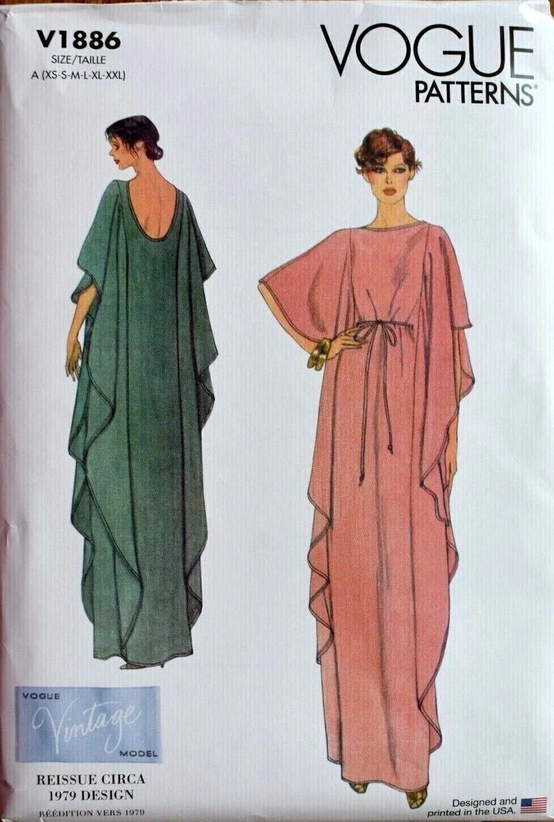 Vintage Caftan Dress Pattern