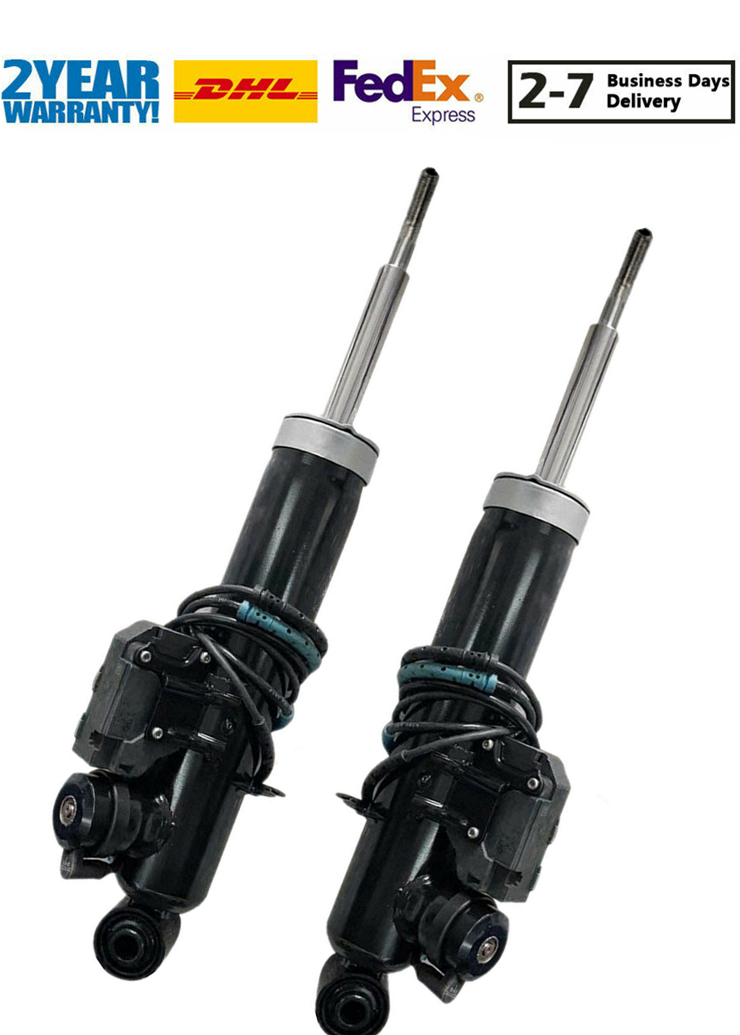 2007-2014 BMW X5 X6 E70 E71 Pair Front Left Right Shock Absorber Struts ...