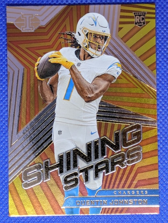 2023 Panini Illusions QUENTIN JOHNSTON RC #23 Shining Stars LA Chargers ...