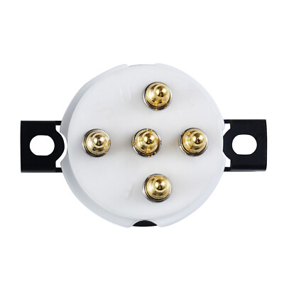 1pcs Amptata 5pin Tube Ceramic Socket Gold PX4 B4 B5 PX25 1064 U18 ...