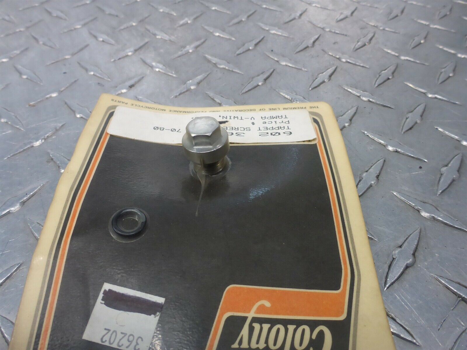 Tappet Screen Plug For 1970 - 1980 Harley Big Twins Stainless NOS 36 ...