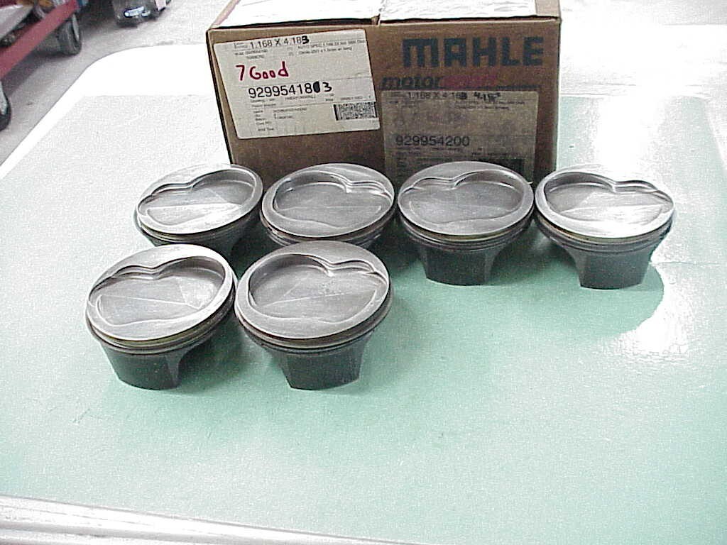 6 MAHLE SB2.2 Dished Pistons 4.183" Bore Pistons 1.168" CH for .827 ...