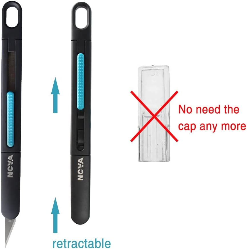 Precision Craft & Hobby Knife with Retractable 11 Blade, Flat Slim ...