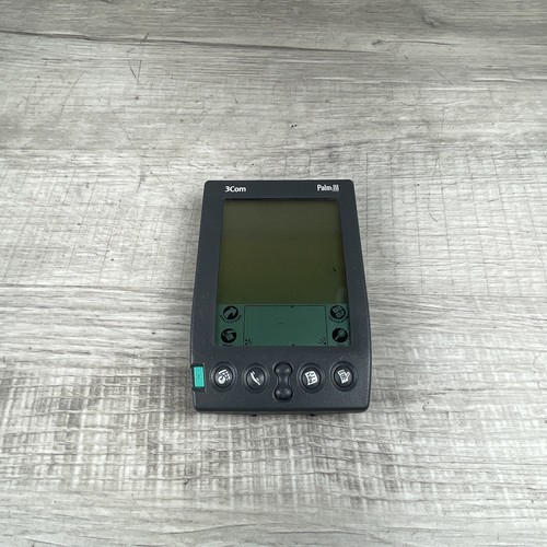 Vintage Palm III 3Com Gray PDA Handheld LCD Screen Professional ...