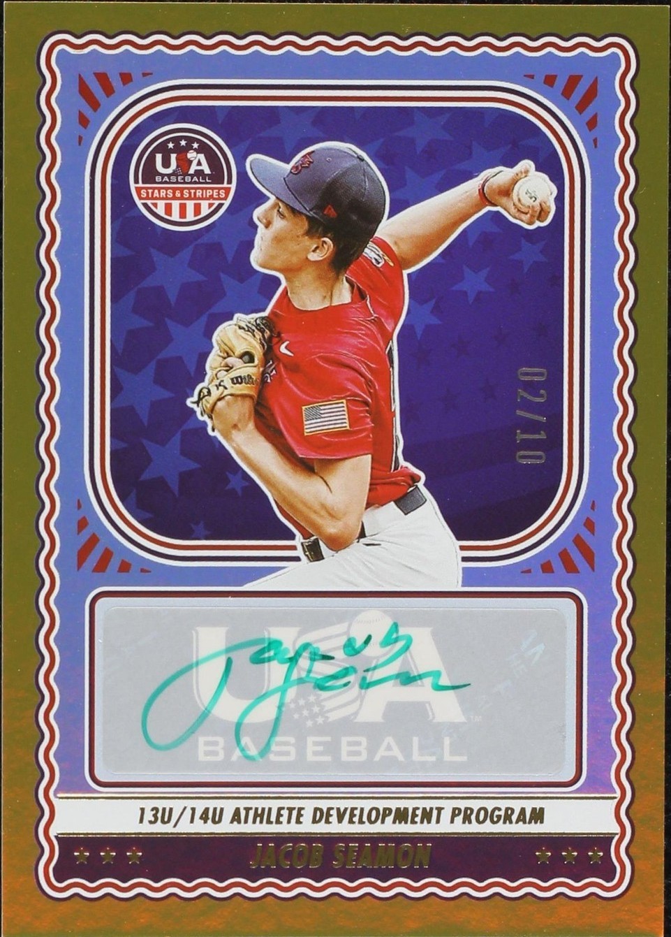 2024 Panini Stars and Stripes - 13u/14U National Team Signatures Jacob ...