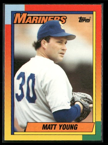 1990 Topps Traded #131T Matt Young Seattle Mariners | eBay