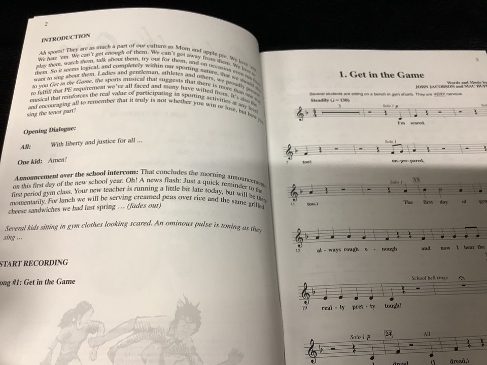 Get In The Game: A Sports Musical for Young Voices Singer’s Ed. 1999 by ...