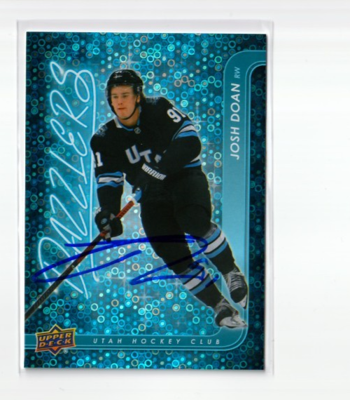 JOSH DOAN autographed SIGNED '24/25 UTAH BLUE DAZZLERS card | eBay