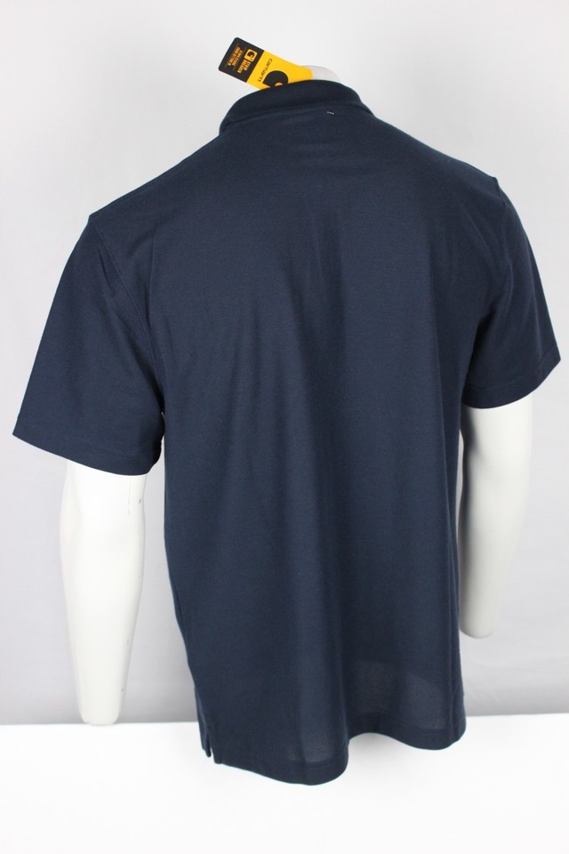 Carhartt Men's Loose Fit Pocket Polo Short Sleeve Shirt Navy K570 | eBay