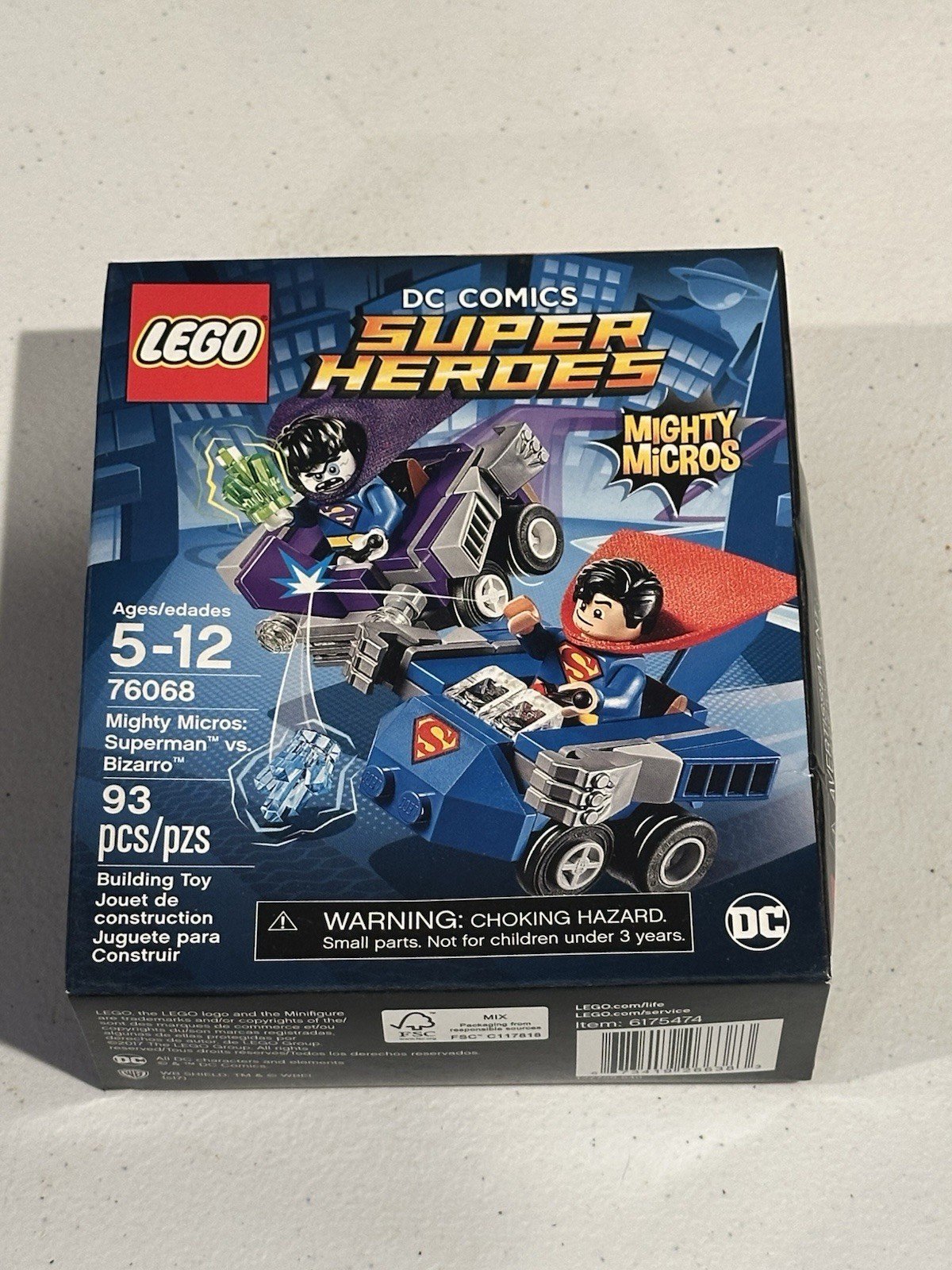 LEGO DC Comics Super Heroes: Mighty Micros: Superman vs. Bizarro (76068 ...