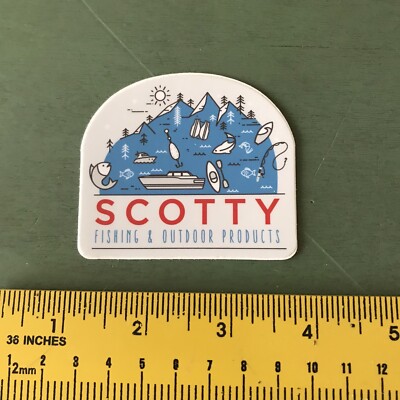 scotty fishing stickers | eBay