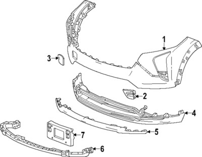 Genuine GM Bumper Cover 42894747 | eBay