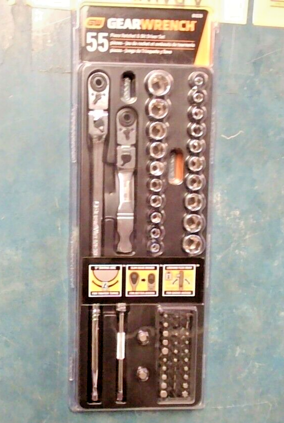 GEARWRENCH 81039, 55 Piece Ratchet & Bit Driver Set. BRAND NEW ...
